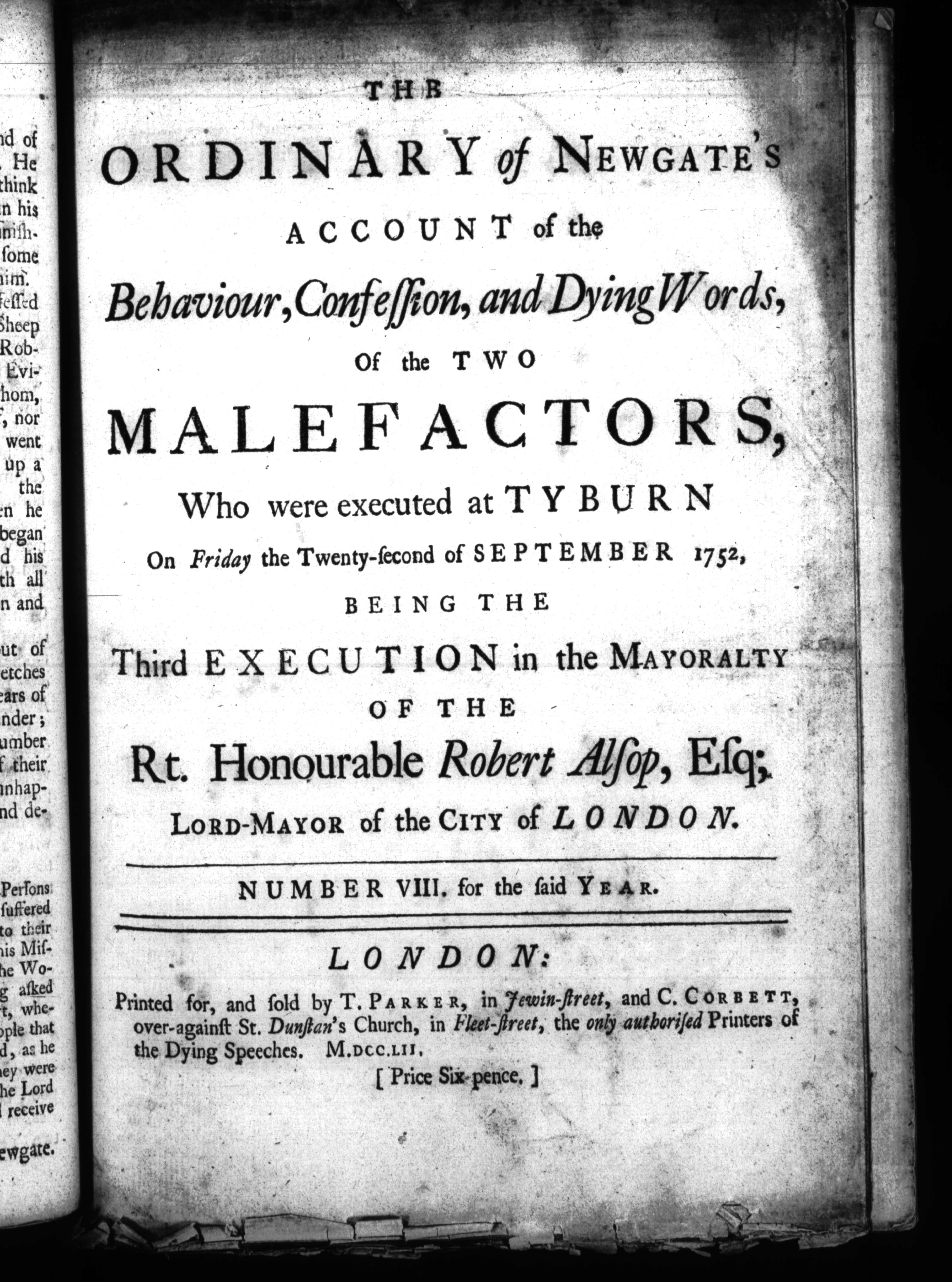 The Proceedings of the Old Bailey