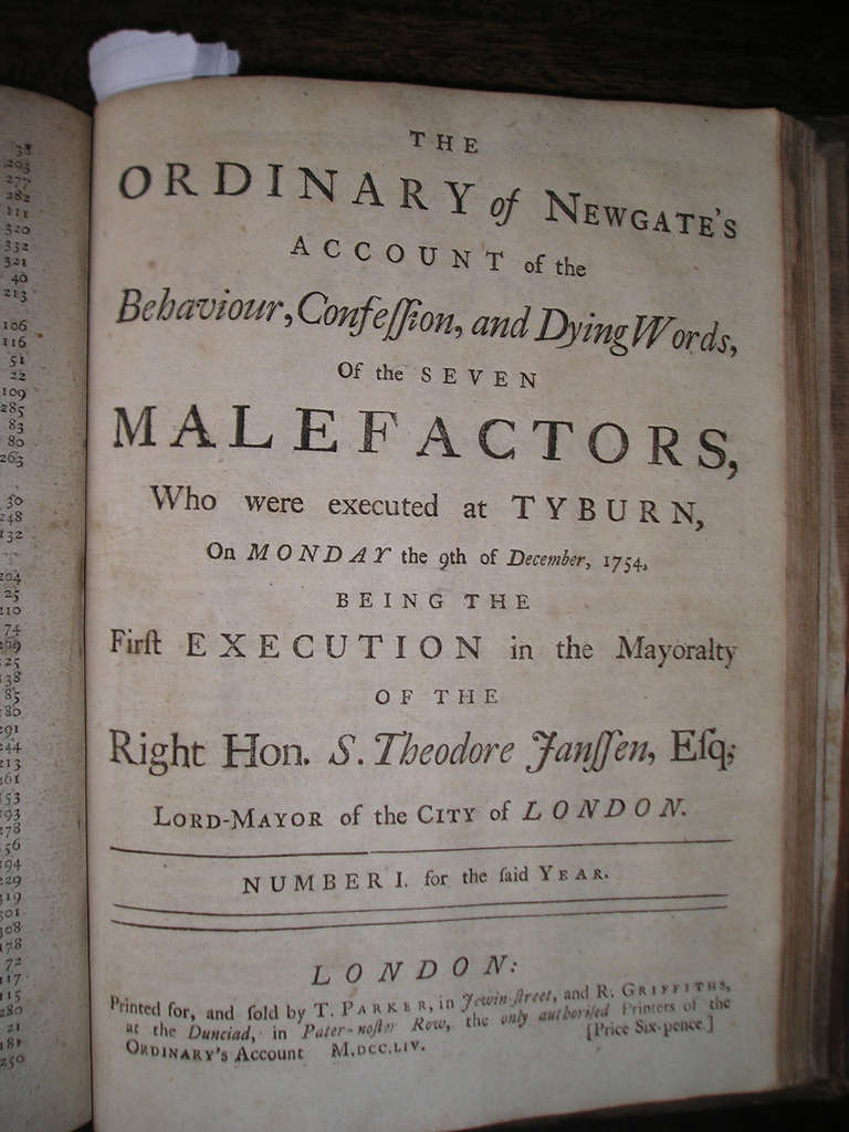 The Proceedings of the Old Bailey